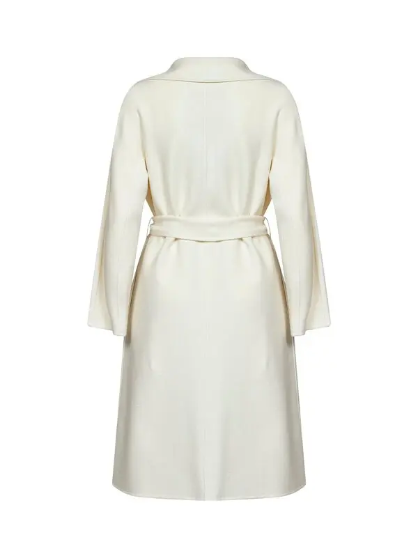 Max Mara Long Wrap Coat - Multicolor