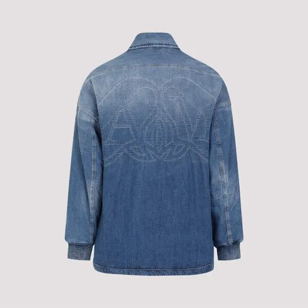 Alexander McQueen Quilted Denim Shirt
