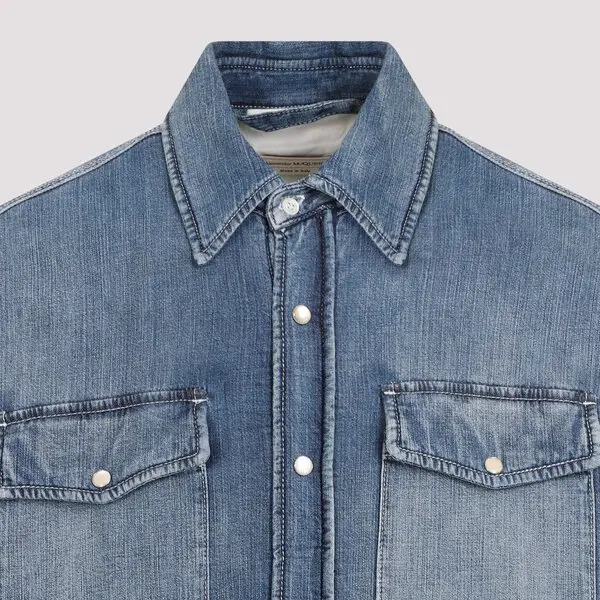Alexander McQueen Quilted Denim Shirt