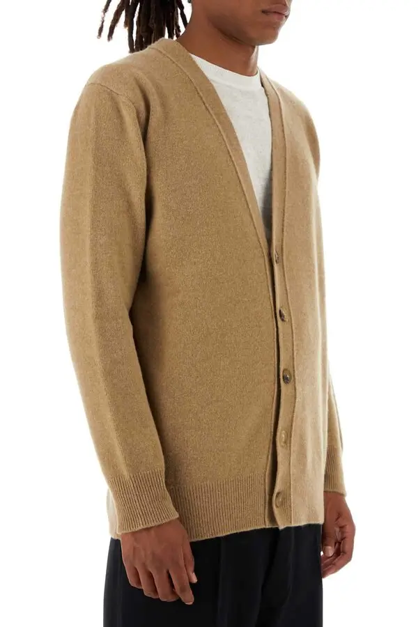 MAISON MARGIELA Cappuccino Wool Cardigan