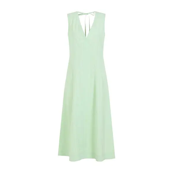 Bottega Veneta Compact Cotton Midi Dress - Green
