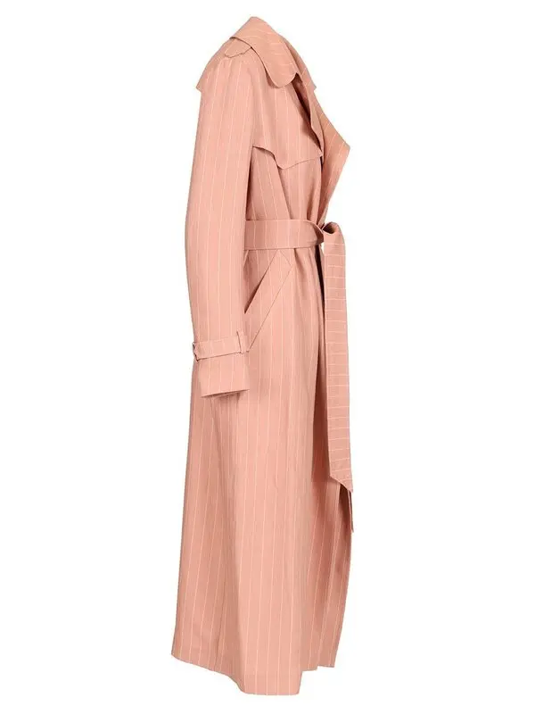 Tagliatore Carola Long Trench Coat - Multicolor