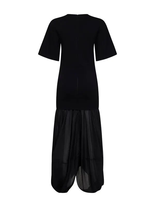 TOTEME Black Cocoon Tee Dress