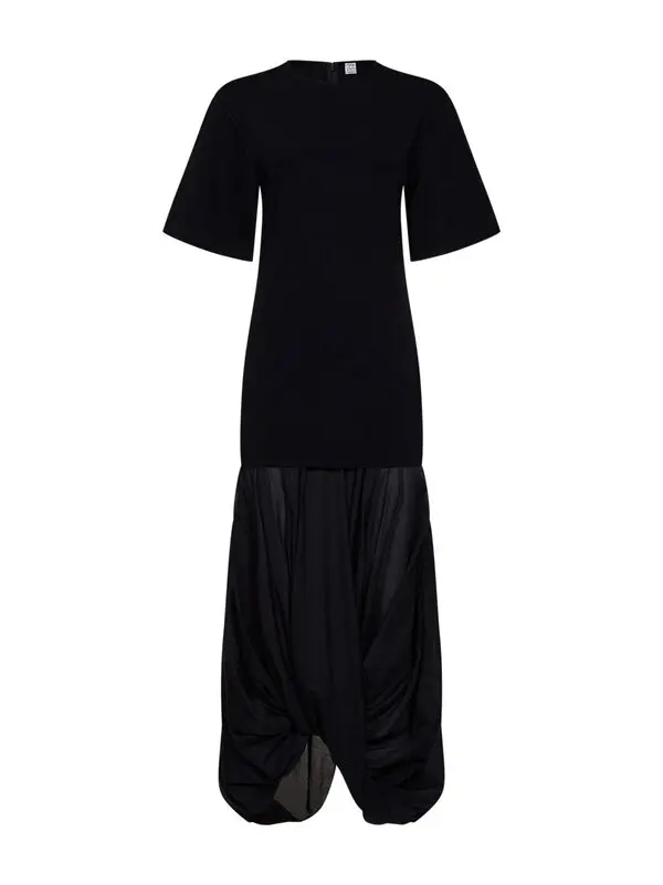 TOTEME Cocoon Tee Dress - Multicolor
