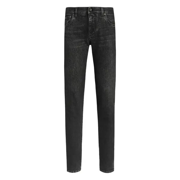 Dolce & Gabbana Denim Regular & Straight-leg Jeans - Black