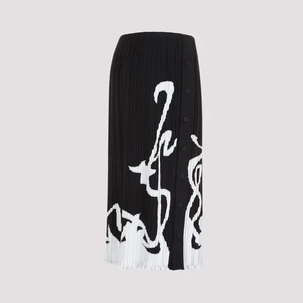 LANVIN Pleated Long Skirt