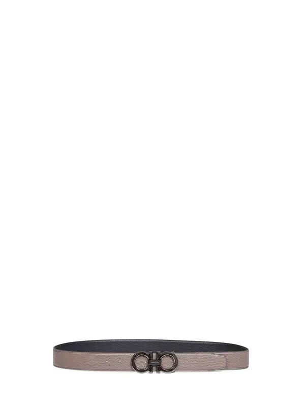 FERRAGAMO Two-tone Gancini Reversible Belt