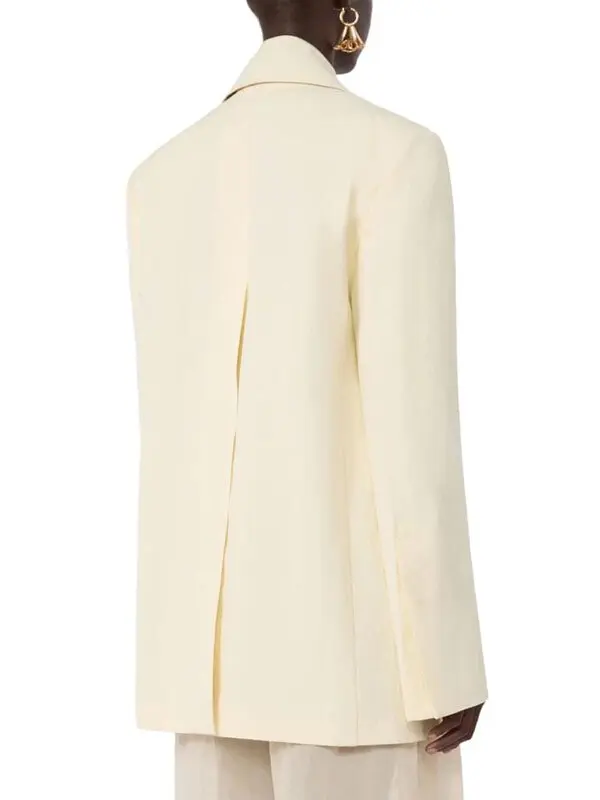 Sportmax Double Collar Blazer In Viscose Blend