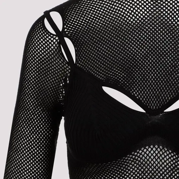 Off-White Net Arrow Bralette Top