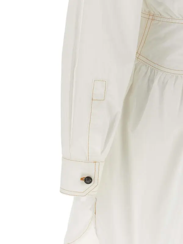 Versace Cotton Poplin Medusa Shirt Dress