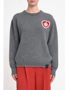 Stella McCartney Crochet Heart Wool Jumper - Multicolor