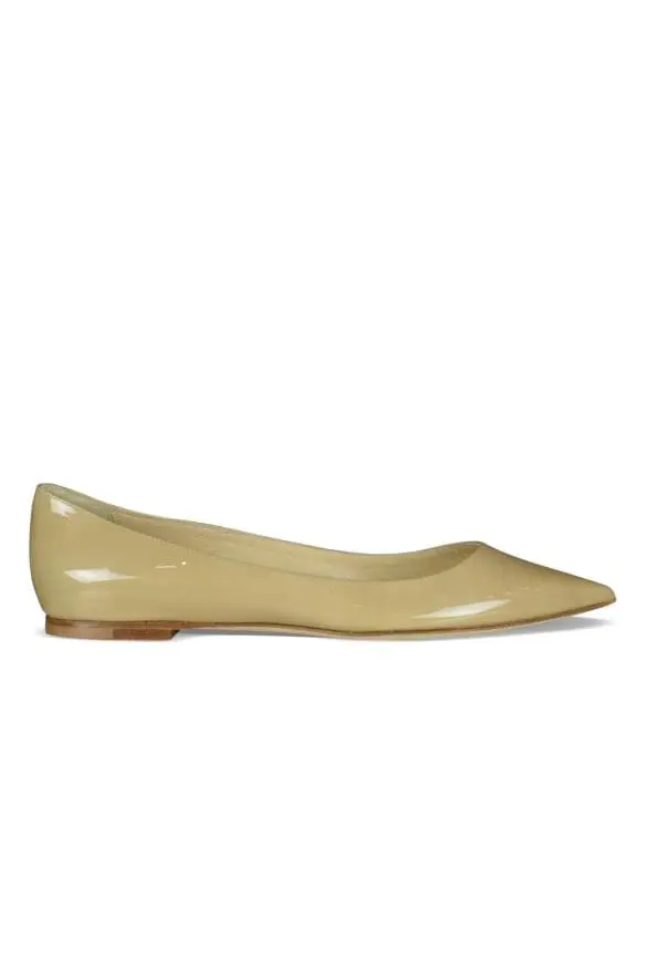 JIMMY CHOO Alina Flats - Cream