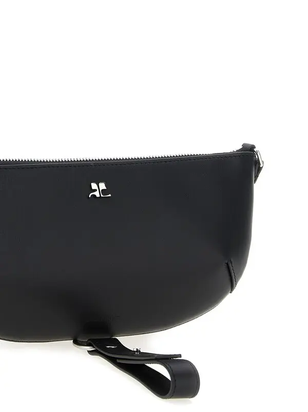 COURREGES Holy Eclipse' Shoulder Bag - Black