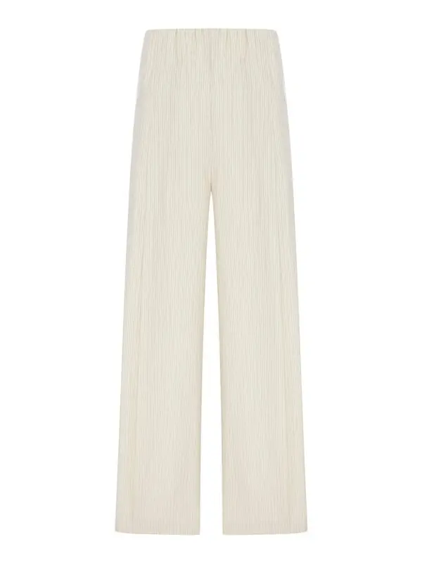 Dries Van Noten Striped Trousers - Cream