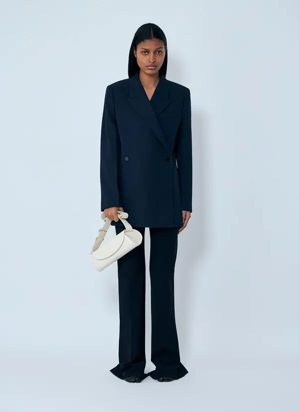 JIL SANDER Double-breasted Wool Blazer