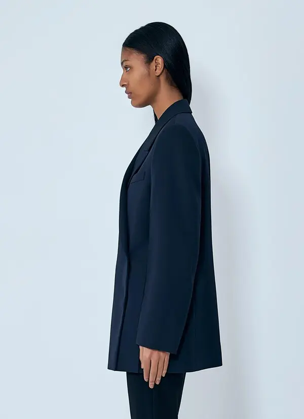 JIL SANDER Double-breasted Wool Blazer