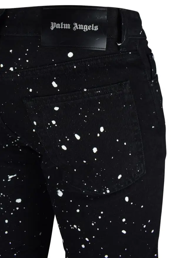 Palm Angels Paint Splatter Straight Jeans