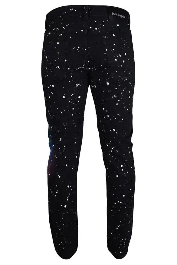 Palm Angels Paint Splatter Straight Jeans