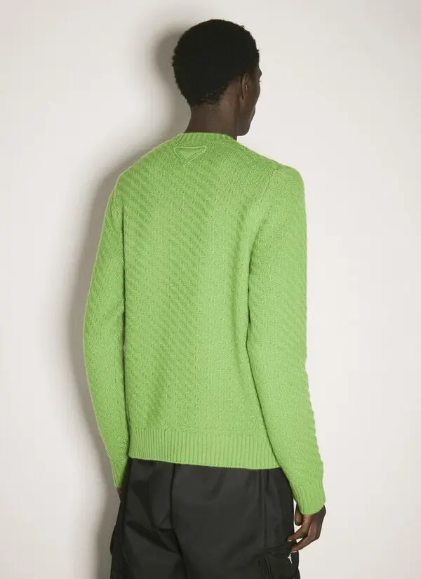 Prada Wool-and-cashmere-blend Sweater