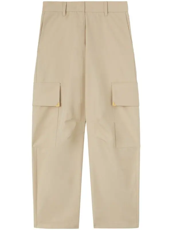 Palm Angels Beige Carrot Cargo Pants
