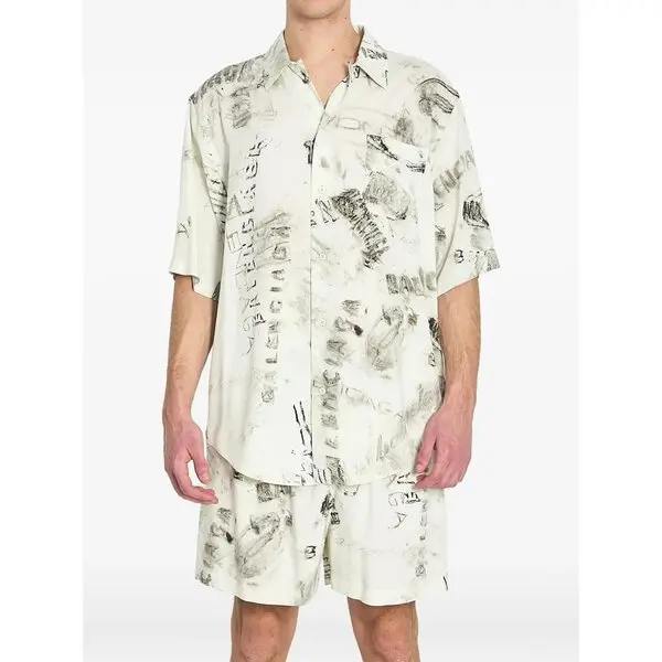 Balenciaga Neutrals Shirts - Cream
