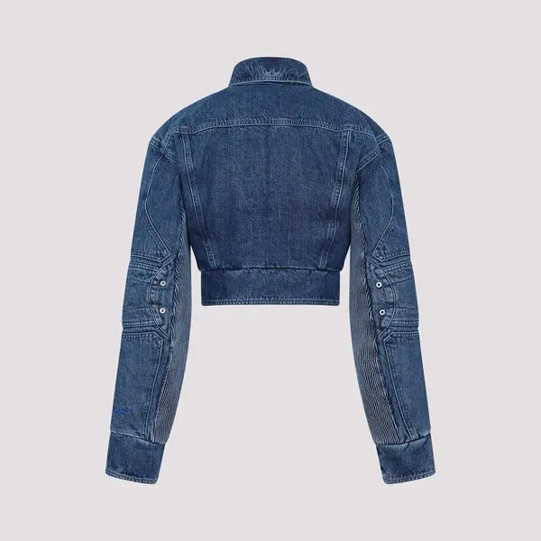 Off-White Motorcycle Hole Crop Jacket