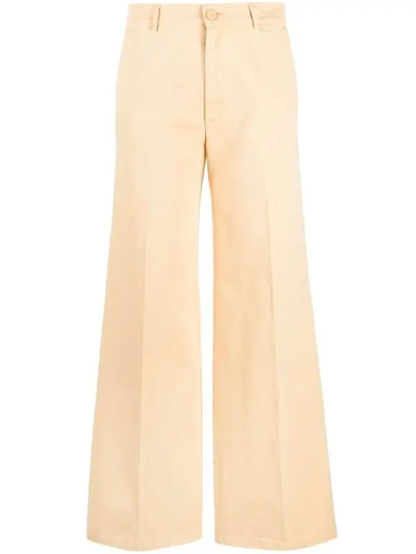 FORTE_FORTE Wide Leg Trousers - Yellow