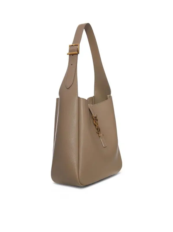 Saint Laurent Le 5 À 7 Supple Small In Hammered Leather - Multicolor
