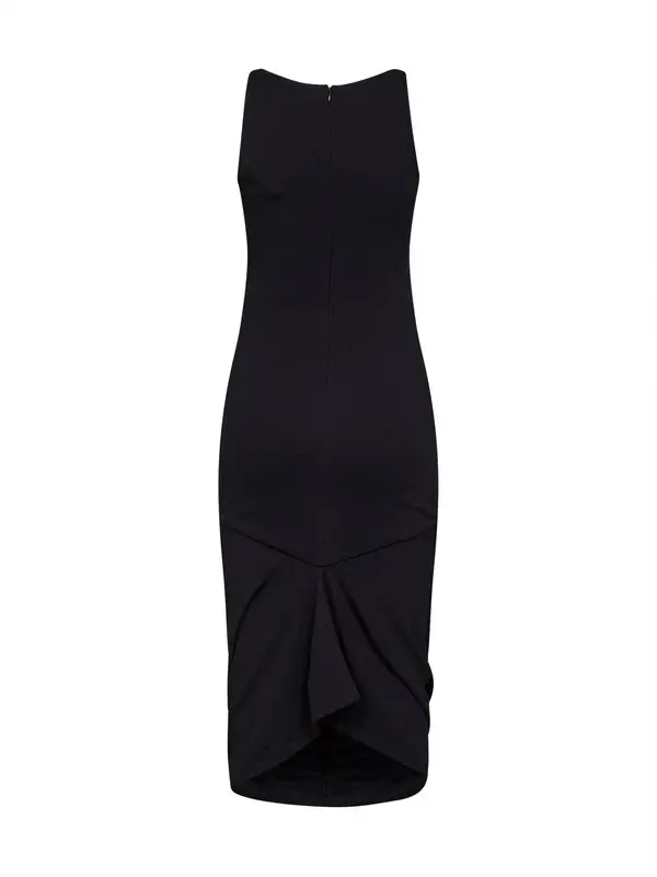 Jacquemus The Regata Draped-effect Midi Dress - Multicolor