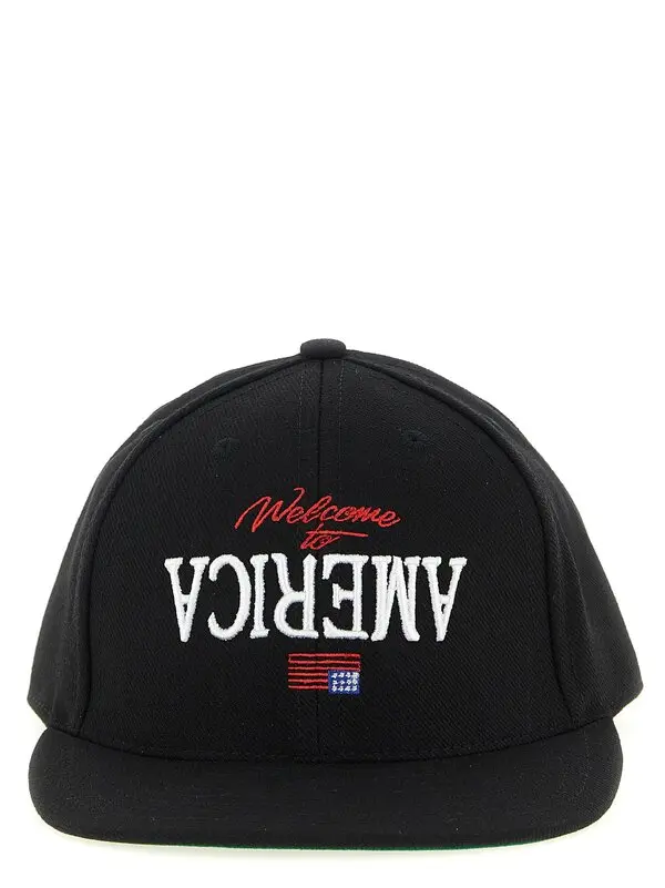 WILLY CHAVARRIA Welcome To America' Cap - Black