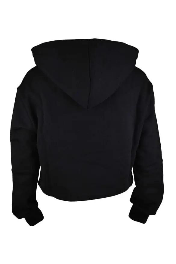 GIUSEPPE ZANOTTI Rhinestone-embellished Hooded Sweatshirt