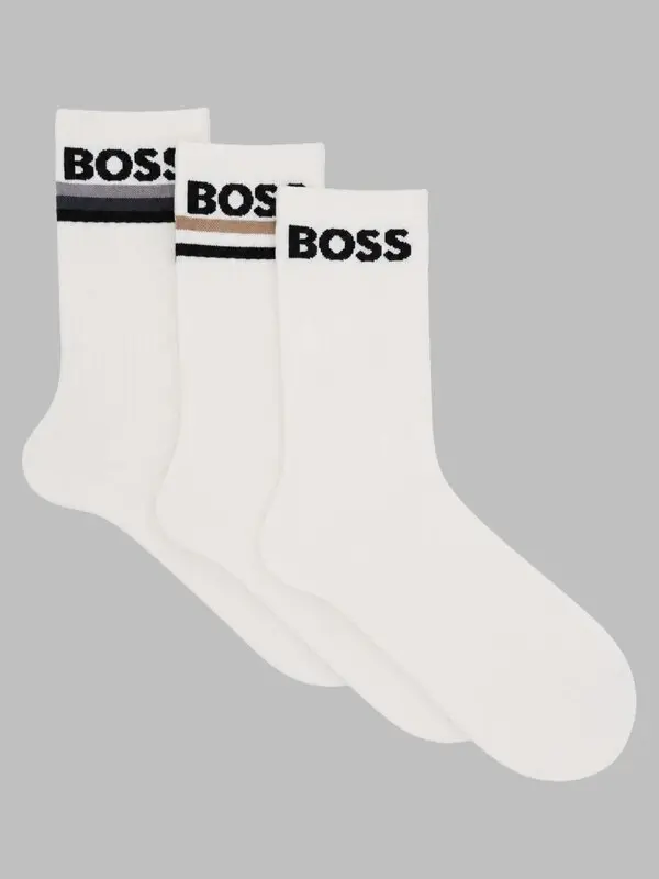 BOSS 3-pack Calzini Con Logo