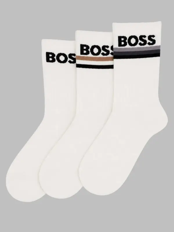 BOSS 3-pack Calzini Con Logo