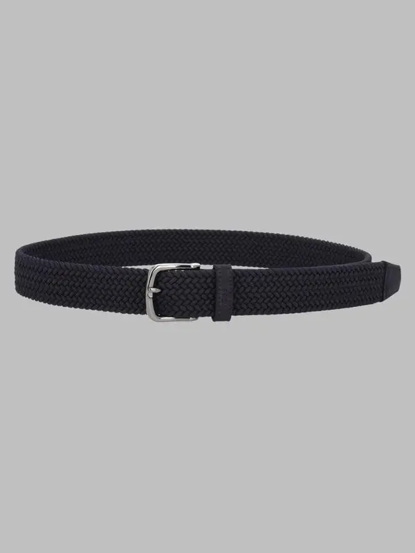BOSS Woven Leather Belt - Multicolor