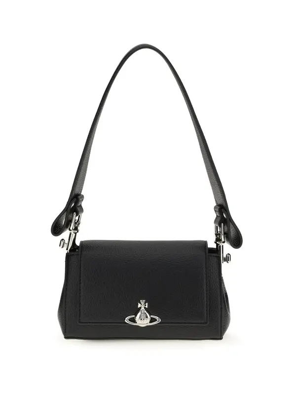 VIVIENNE WESTWOOD Orb Shoulder Bag - Black