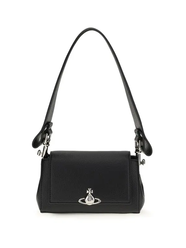 VIVIENNE WESTWOOD Orb Shoulder Bag - Black