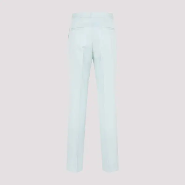 JIL SANDER Wool Trousers - Blue