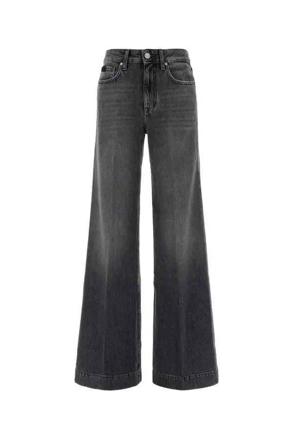 Jacob Cohen Pant 5pkt Wide Legpalazzo High Risejackie Vint - Multicolor