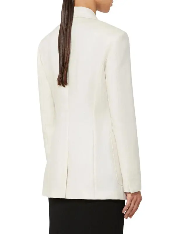 Max Mara Single-breasted Volonta Jacket - Cream