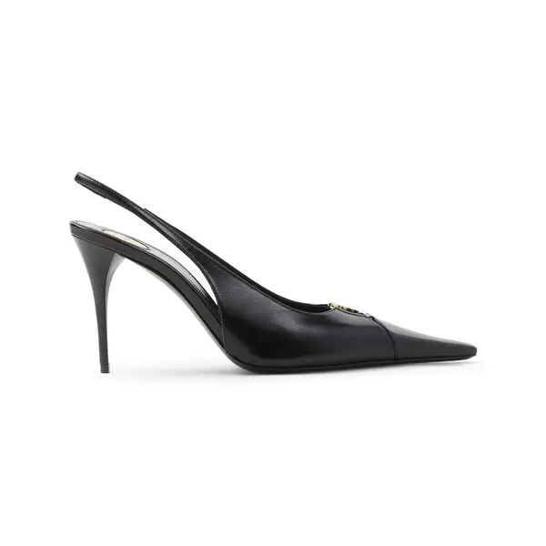 Saint Laurent Babylone Slingback Pumps - Black