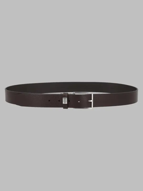 BOSS Leather Elio Belt - Brown