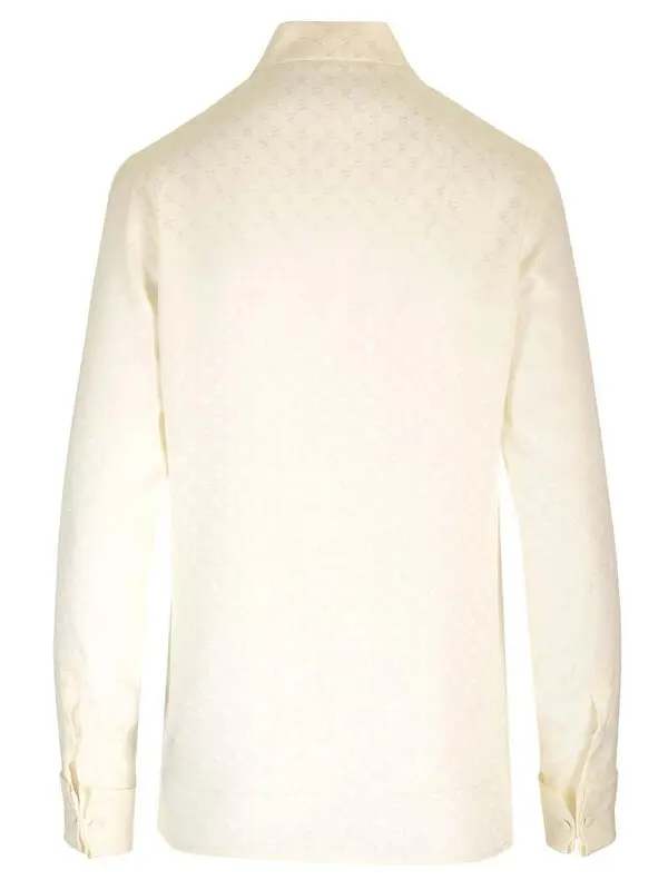 Palm Angels Monogram Silk Shirt