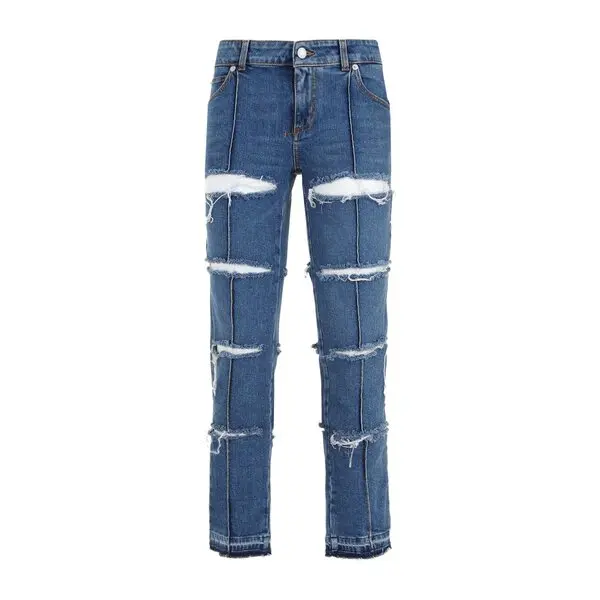 Alexander McQueen Denim Pants - Blue