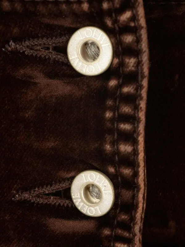 Loewe Velvet V-neck Top