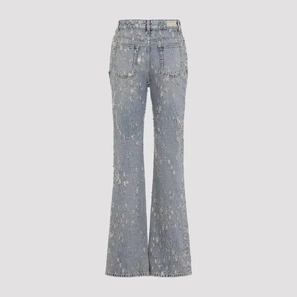 Alexander McQueen Distressed Flared Jeans