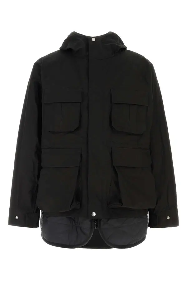 Sacai Cotton Blend Jacket - Black