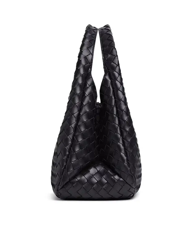 Bottega Veneta Woven Leather Bell Bag