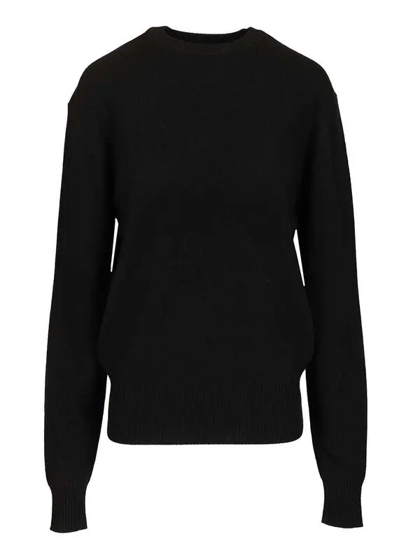 TOTEME Classic Cashmere Crew Knit - Black