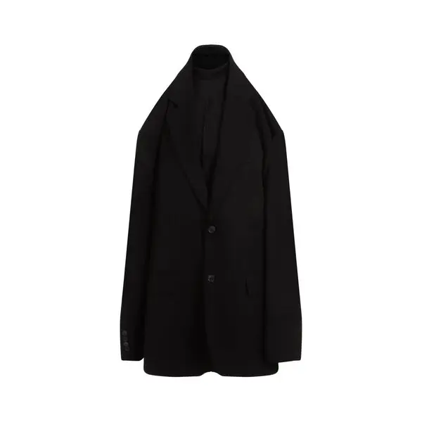 Balenciaga Suspended Tailored Dress - Black