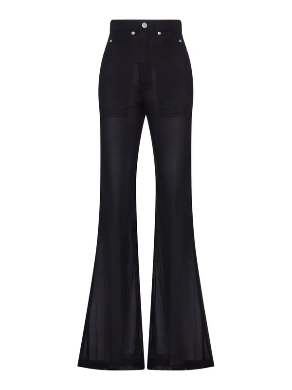 Rick Owens Bolan Bootcut Semi-transparent Pants